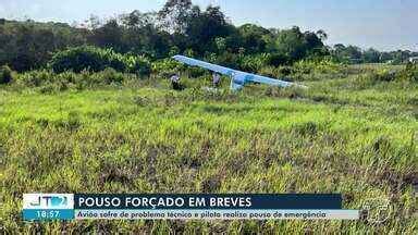 Jornal Tapajós 2ª Edição Avião sofre problema técnico e piloto