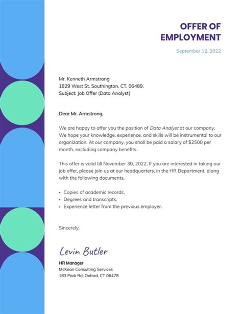 Remote Job Offer Letter Template Prntbl Concejomunicipaldechinu Gov Co