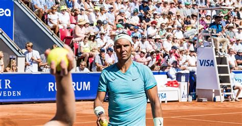 Rafael Nadal după ce Nuno Borges l a învins în finala ATP Bastad Am