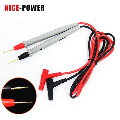 1000V 20A Silicone Wire Universal Probe Test Leads Pin For Digital