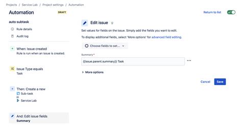 solved use automation smart values for sub task summary