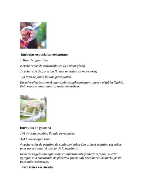 Descubrir 82 Imagen Liquido Para Hacer Burbujas Receta Abzlocal Mx