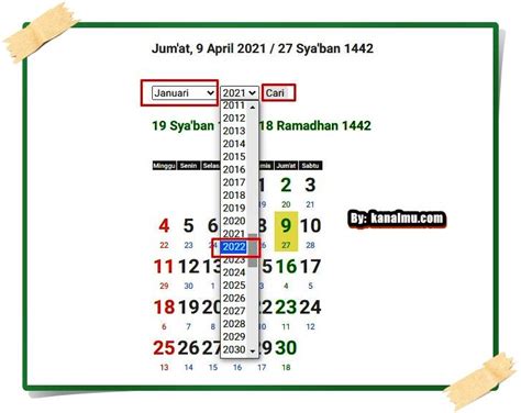 Tanggal Hijriah Hari Ini Newstempo