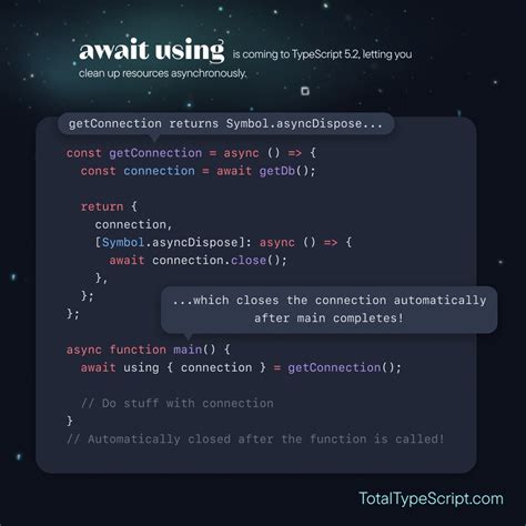 typescript 5 2 s new keyword using total typescript
