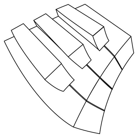 Desenhos De Teclado De Piano Para Colorir E Imprimir ColorirOnline