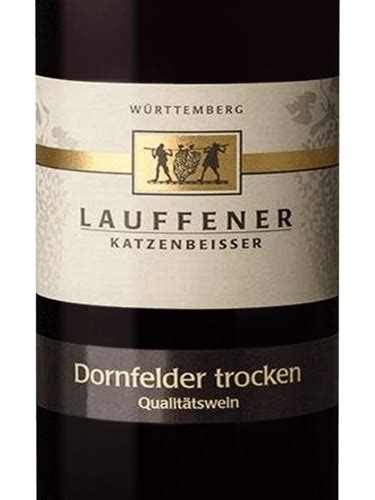 Lauffener Katzenbeisser Dornfelder Trocken Vivino US