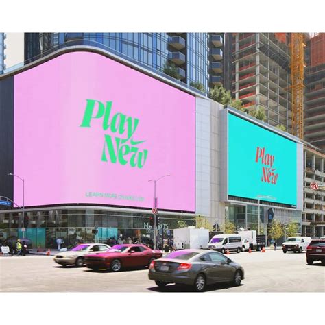 High Resolution P10 Outdoor Naked Eye 3D LED Display Front Maintenance