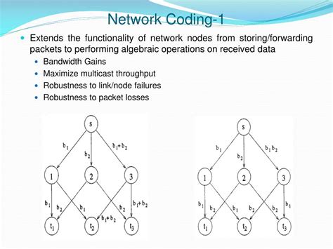 ppt congestion control for multicast flows with network coding powerpoint presentation id