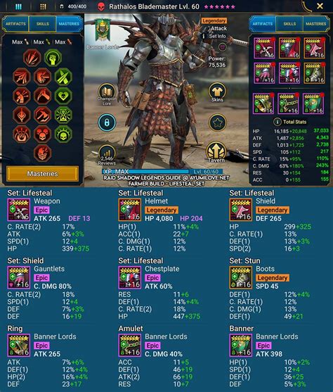 Rathalos Blademaster Raid Shadow Legends Ayumilove