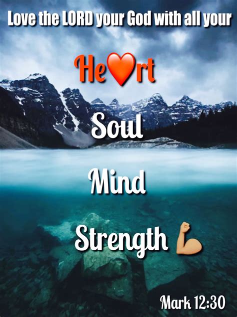 Mark Kjv And Thou Shalt Love The Lord Thy God With All Thy