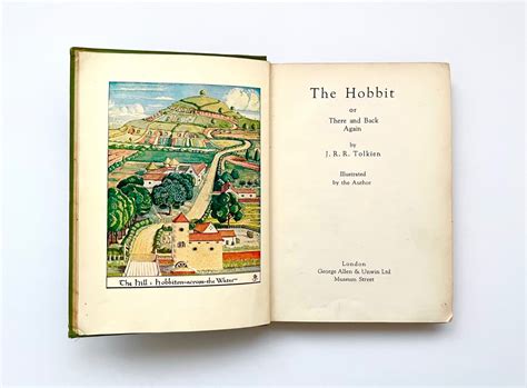 The Hobbit By J R R Tolkien Very Good Hardcover 1937 1st Edition