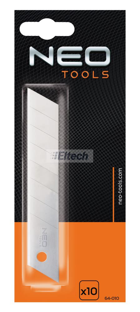 TOPEX OSTRZA WYMIENNE ŁAMANE 18mm 10 SZT 64 010 ELTECH Poznań