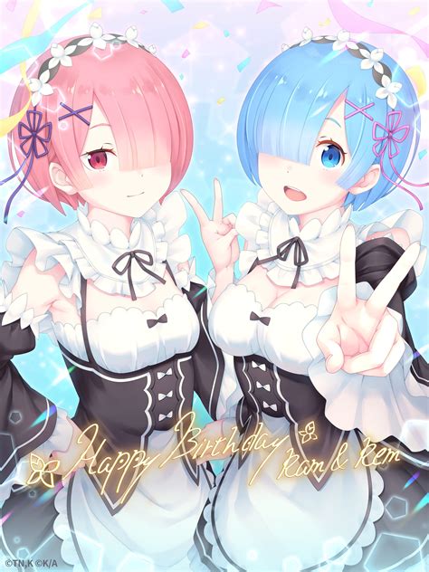 Rem And Ram Re Zero Kara Hajimeru Isekai Seikatsu Danbooru