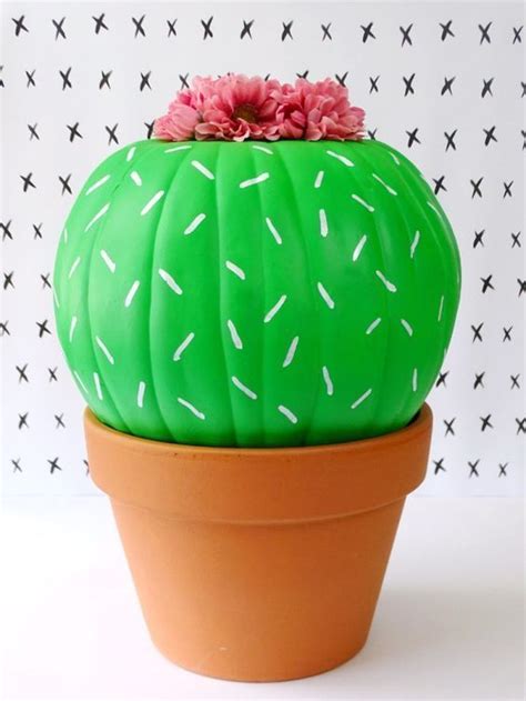 No Carve Pumpkin Ideas For Halloween Lady Decluttered Creative