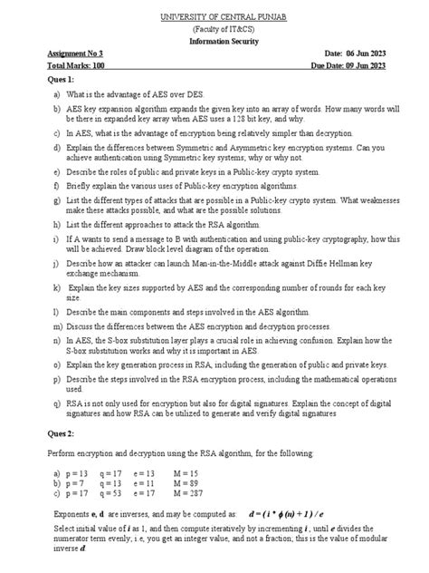 assignment 03 pdf key cryptography public key cryptography