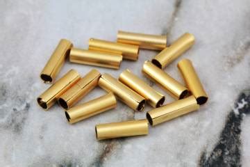 10mm Gold Tube Beads GPY 392 Spacers