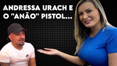 ANDRESSA URACH e o ANÃO PISTOL Mais um trabalho do FILHO