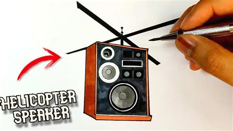 COMO DIBUJAR Al HELICOPTER SPEAKER De SKIBIDI TOILET Drawing Skibidi