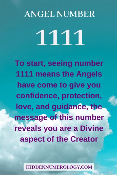 1111 Meaning Seeing 111 Angel Number Hidden Numerology Angel