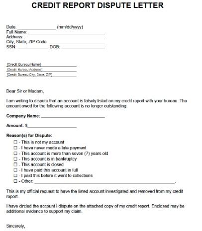 Ultimate Guide To Printable Dispute Letter Templates Wps Pdf Blog