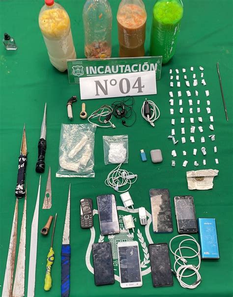 Allanamiento en cárcel de San Antonio permitió incautar droga licor