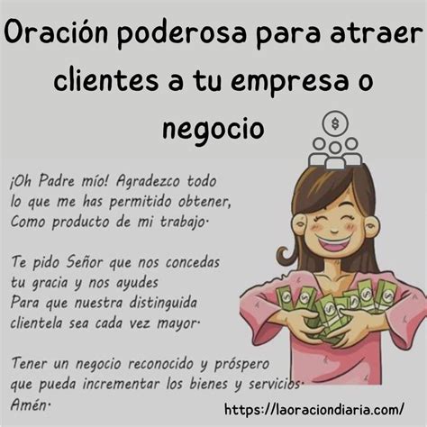 Oración para atraer clientes a tu negocio