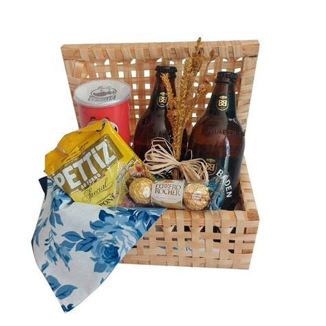 Cesta Happy Hour Cervejas Artesanais Nova Flor