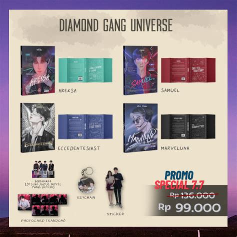 Jual NOVEL DIAMOND GANG AREKSA MARVELUNA ECCEDENTESIAST SAMUEL
