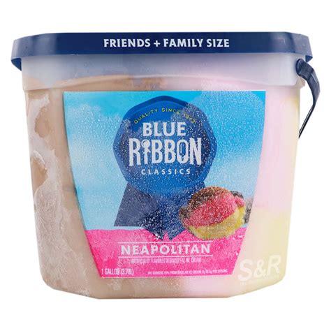 Blue Bunny Ribbon Classics Neapolitan Ice Cream 3 78L