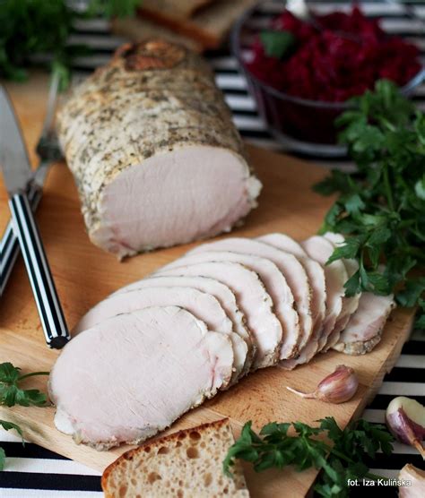 Domowa W Dlina Schab Pieczony Z Czosnkiem I Majerankiem Smaczna Pyza