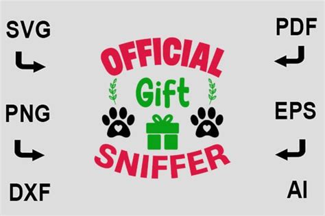 Official Gift Sniffer SVG Graphic By CreativeDesignShop Creative Fabrica