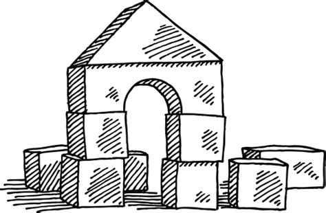 Building Blocks Clipart Black And White Clip Art Library