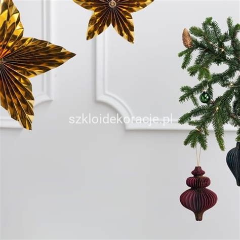 Rozety dekoracyjne złote Gwiazdy 3 szt Sklep Szkło i dekoracje