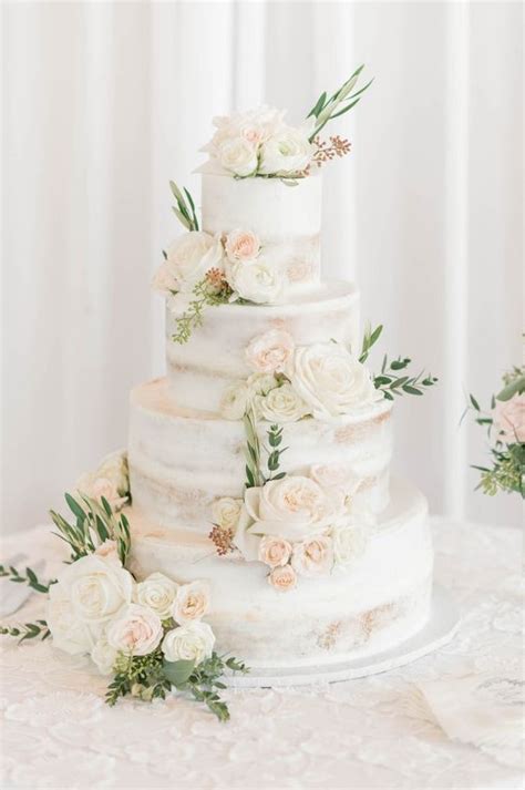 130 Delicious And Gorgeous Naked Wedding Cakes Weddingomania
