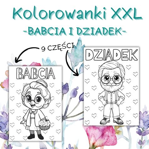 BABCIA I DZIADEK KOLOROWANKI XXL Sklep Online