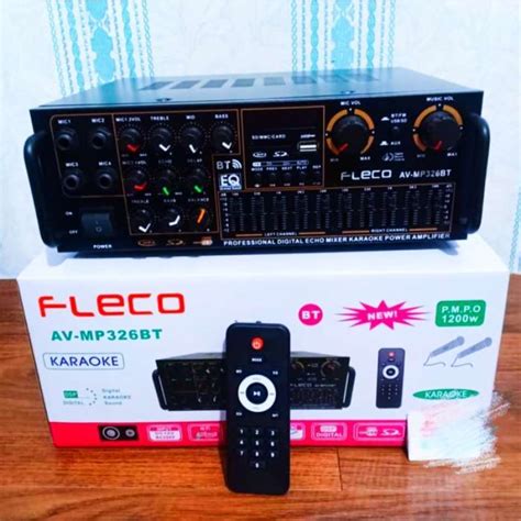 Promo Amplifier Bluetooth Fleco Av Mp Bt Ampli Mp Bt Terbaik