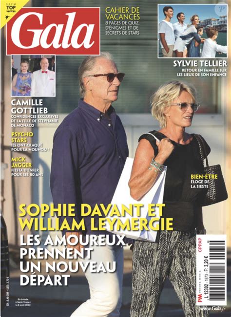 Photo Sophie Davant Et William Leymergie Font La Couverture Du The