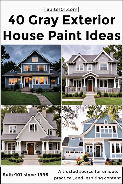 Modern Grey House Exterior Color Schemes And Ideas In House