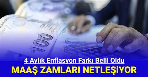 Son dakika Memur ve emeklilerin 4 aylık enflasyon farkı zammı belli