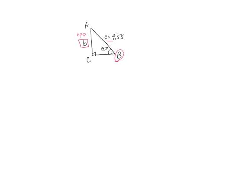 solved this problem refers to a right triangle abc with c 90° begin the problem by drawing a