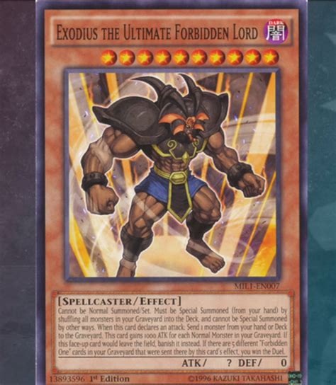 7 bí mật ít người biết về lá bài Exodia thần sức mạnh bị xích