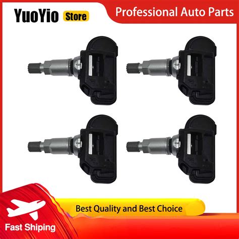 YuoYio 4 adet araba TPMS lastik basıncı monitör sensörü sistemi