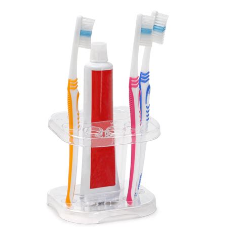 Porta Escova de Dentes Higiênico Cristal Acrílico Giotto Shopee Brasil