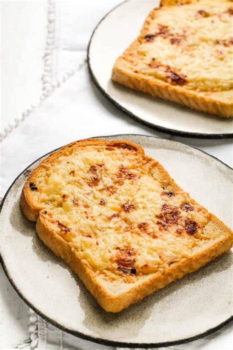 Air Fryer Cheese On Toast Happy Veggie Kitchen