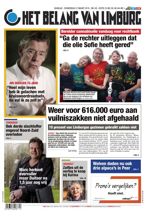 Het Belang Van Limburg Belgium The Cure Flowers Of Love
