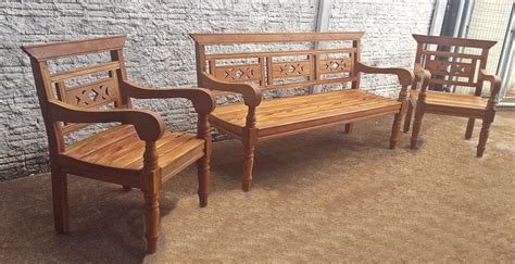 Stof Lar Decorações Móveis em Madeira de Demolição Conjunto Bali