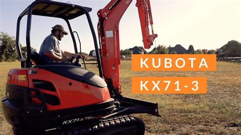 Discover The Kubota KX71 3 Mini Excavator YouTube