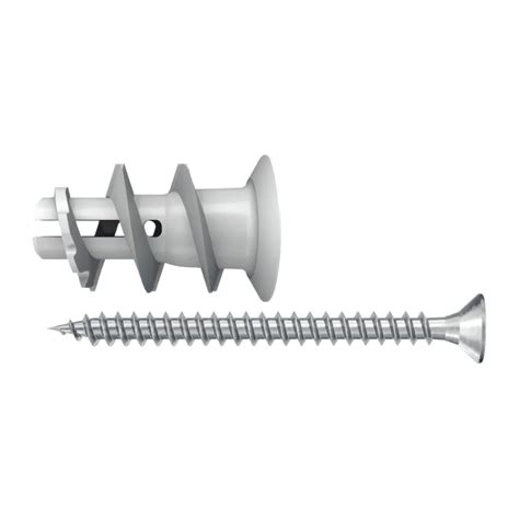 Blister Taquete De Nylon Para Panel De Yeso Gk Broca Gkw Tornillo
