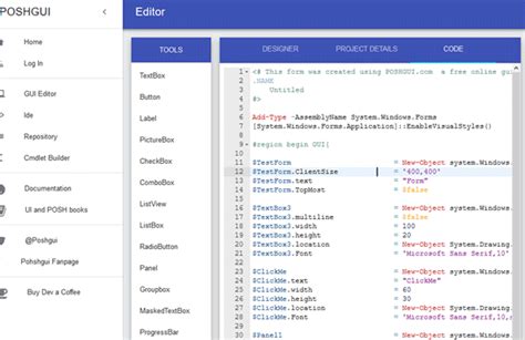 how to create a gui for powershell scripts theitbros