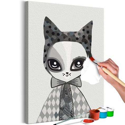 Malen nach Zahlen Winter Eichhörnchen wall art de